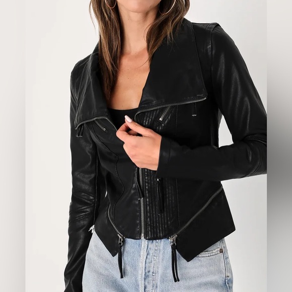 Lulus | Jackets & Coats | Lulus Up On A Tuesday Vegan Leather Jacket ...